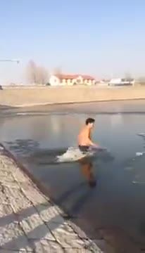 Swimming Under the Ice Almost Goes Deadly Wrong